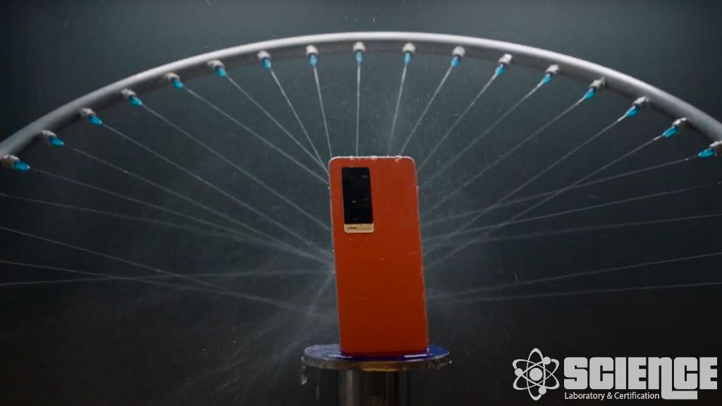 IPX3 እና IPX4 Spray and Splash Water Test